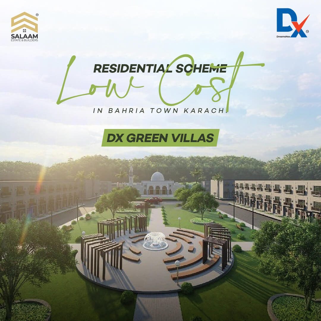 Bahria green Villas Karachi 2022 - Low Cost Housing Scheme - Salaam estate