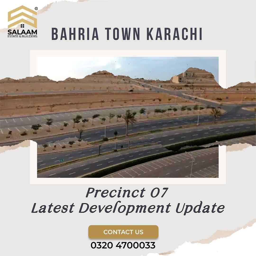 Bahria Town Karachi Precinct 07 Latest Development Update