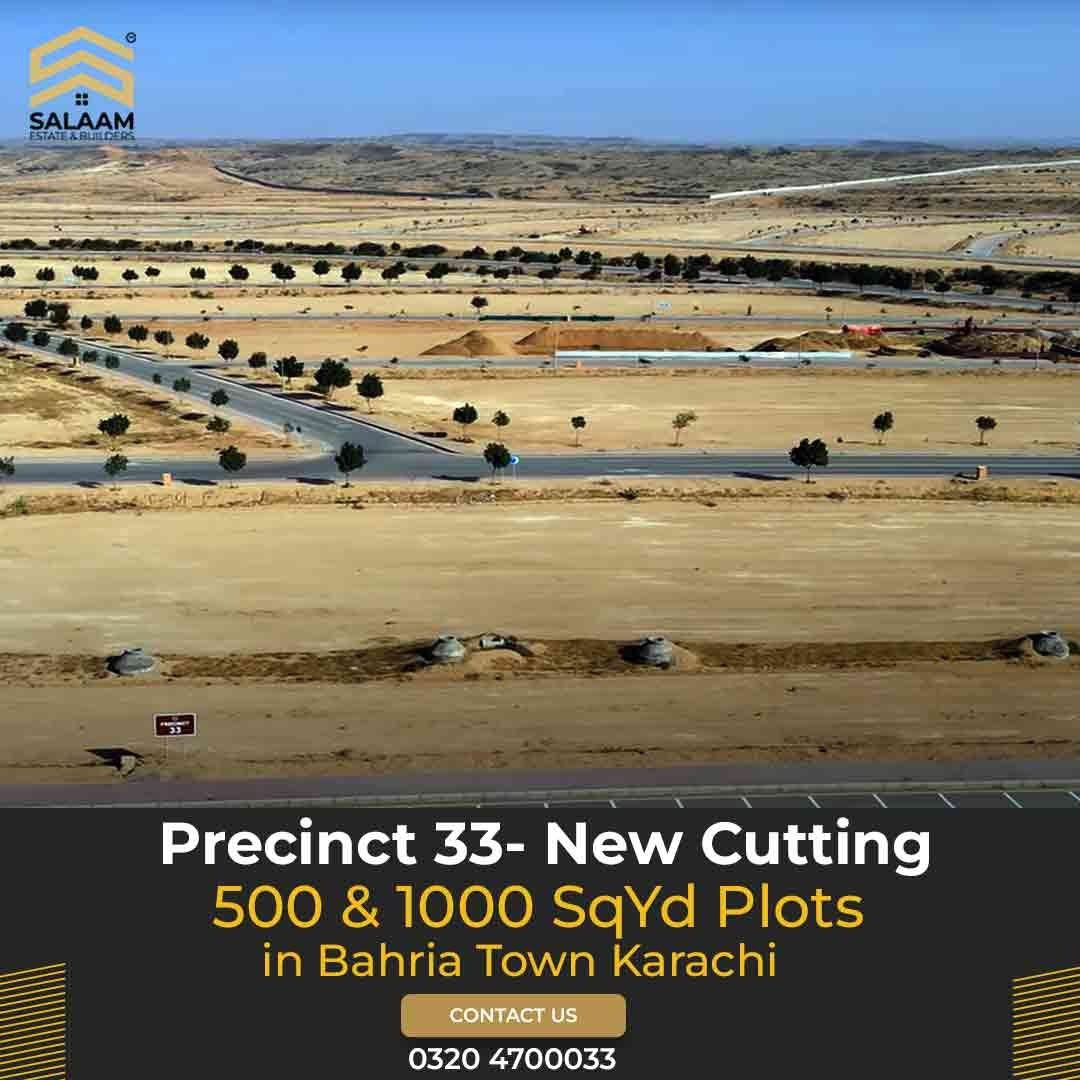 New Cutting Precinct 33 500 1000 Sq Yard Plots In Bahria Karachi New Cutting Precinct 33 500 1000 Sq Yard Plots In Bahria Karachi